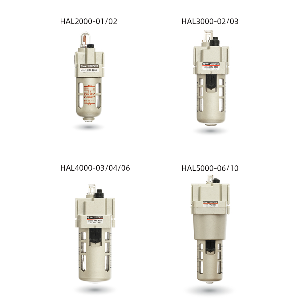 HAL2000~5000 油雾器 (Lubricator, L) HA系列 气源处理元件 华益气动 XMC 供应 - 宁波华益气动工程有限公司